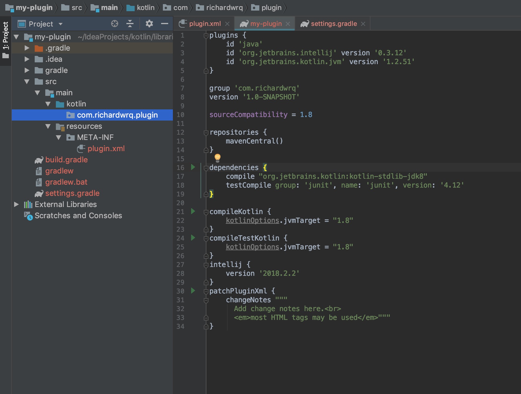 IntelliJ IDEA/Android Studio插件开发入门指南 | RichardWu's Blog